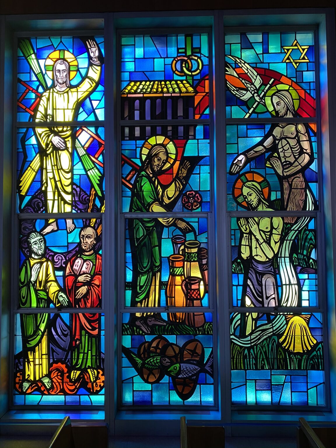 Sixth Window: Scenes from Jesus’ Public Life | Saint Katharine of Siena ...